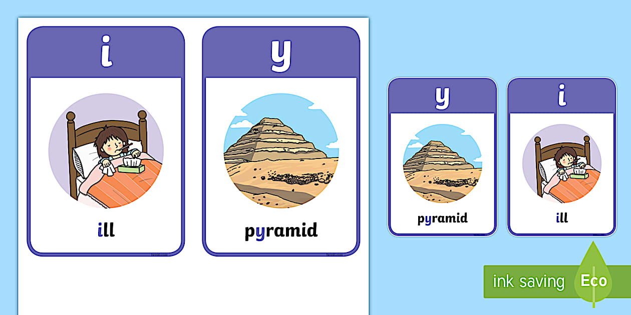 My i Sound Family Flashcards