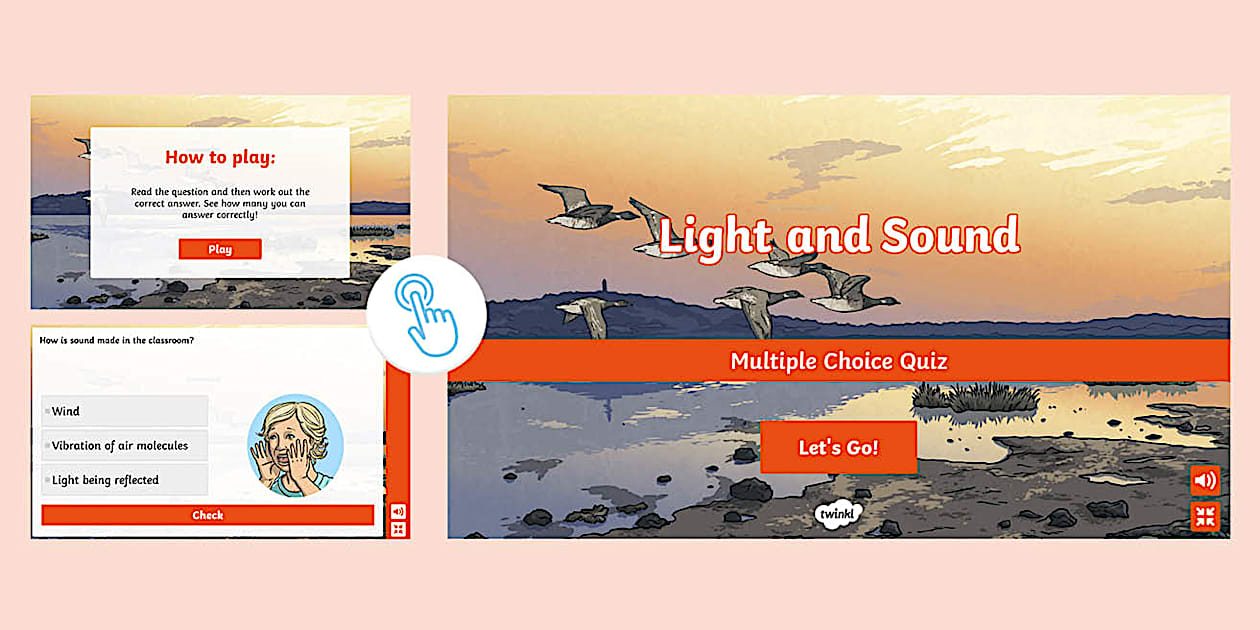 Light and Sound Interactive Quiz PS3 (Teacher-Made) - Twinkl