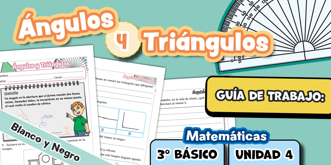 Guía | Ángulos | Triángulos | matemática | geometría