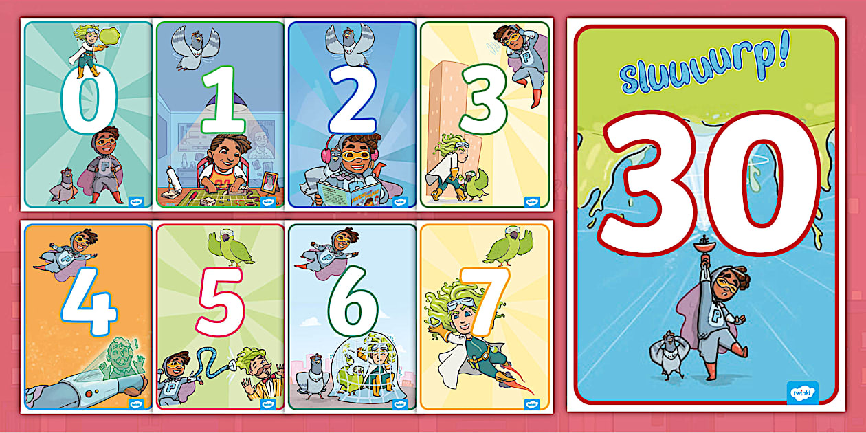 👉 Patcho and Pigeon: Dynamic Duo! 0-30 Display Posters