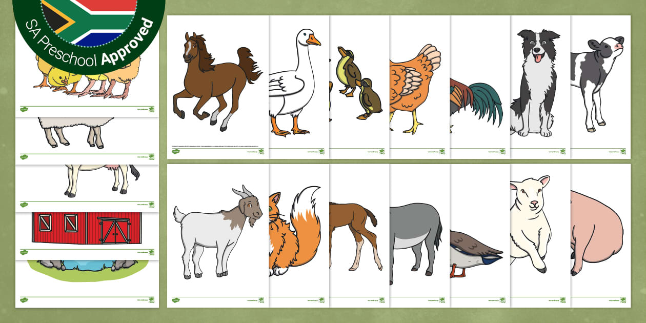 Farm-Themed Display Cut-Outs (teacher made) - Twinkl