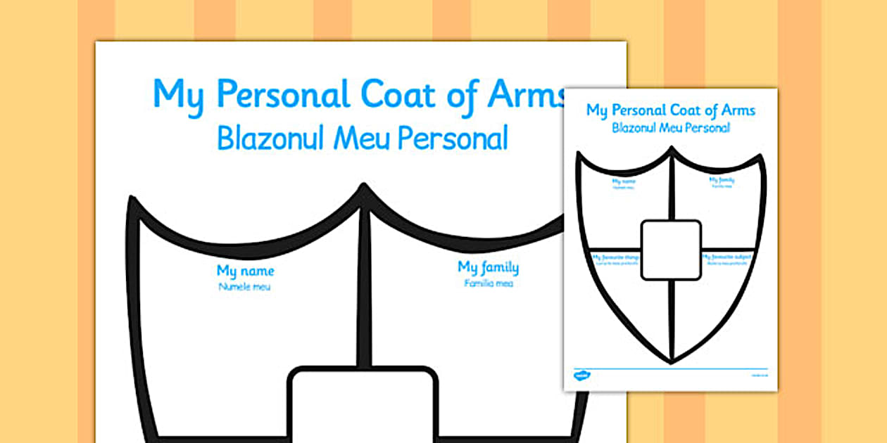 Personal Shield Transition Writing Frame Romanian Translation