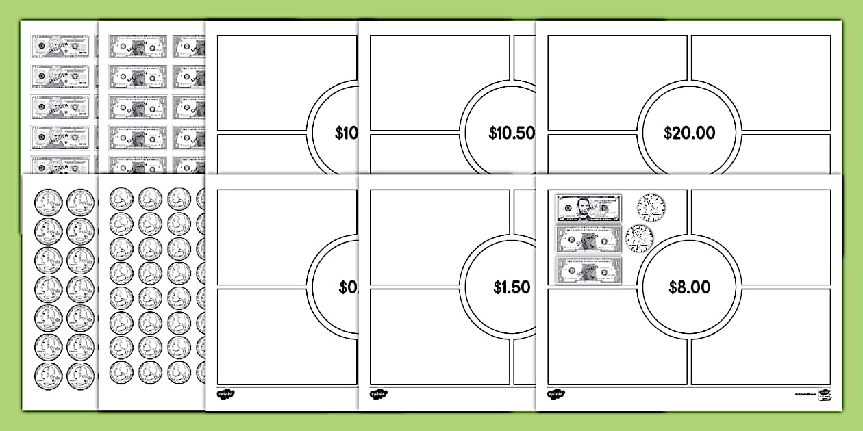Money Mats up to $20.00