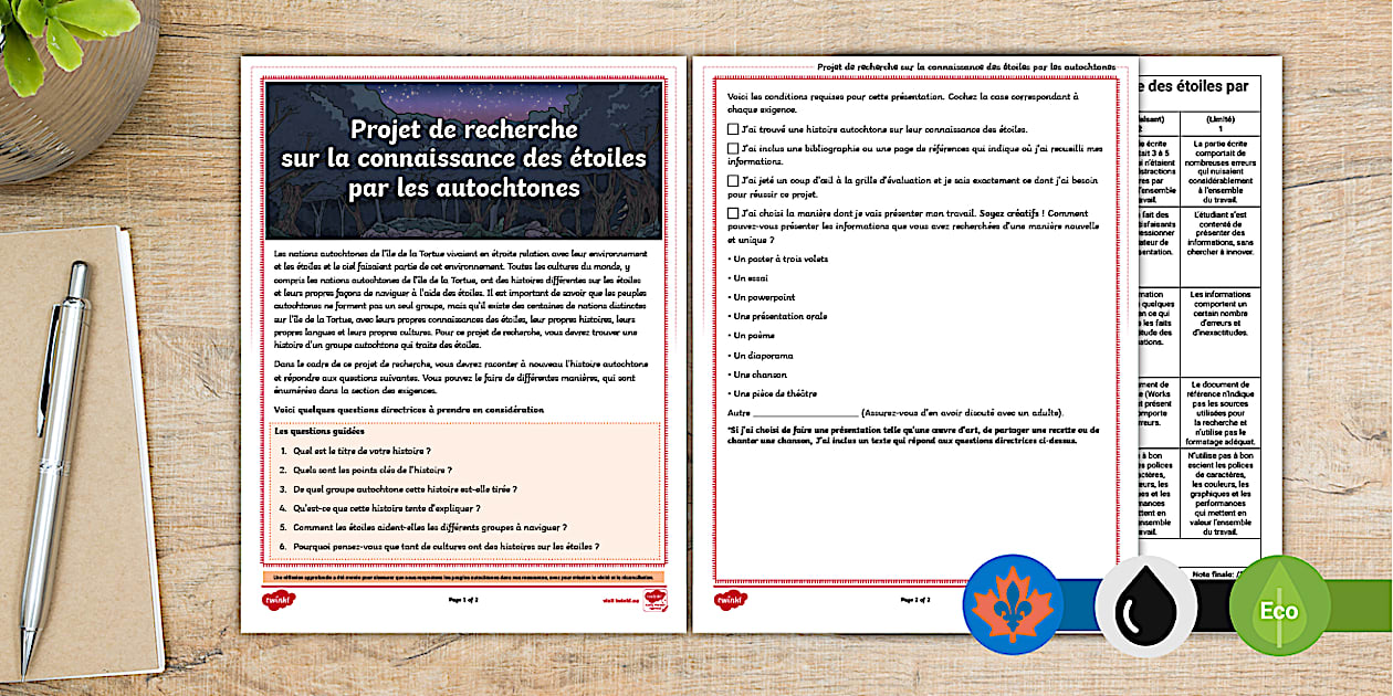 Indigenous Star Knowledge Research Project French