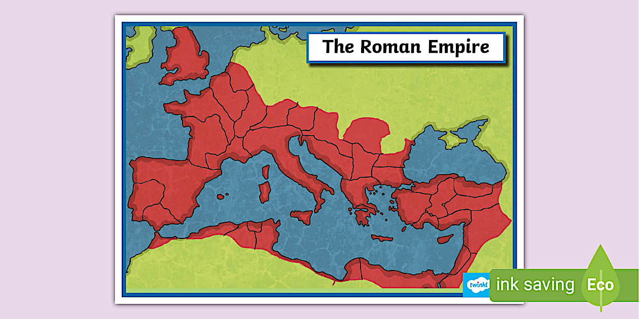 Map of the Roman Empire Display Poster | Primary Resources