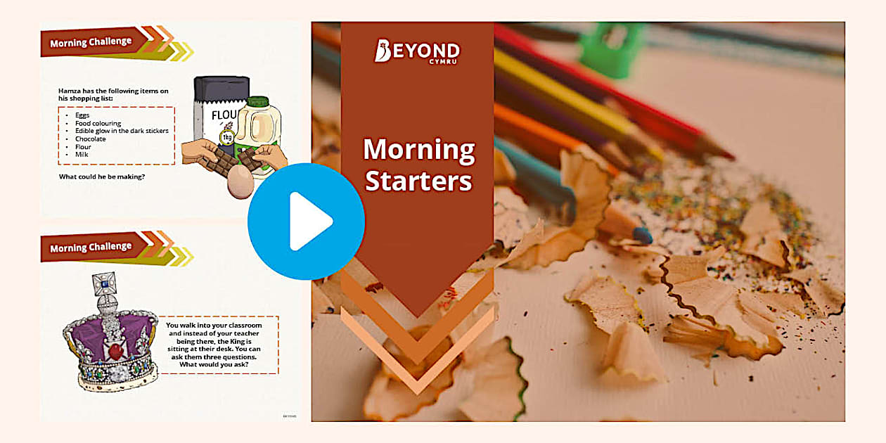 PS4 Morning Starters Powerpoint 5 (teacher made) - Twinkl