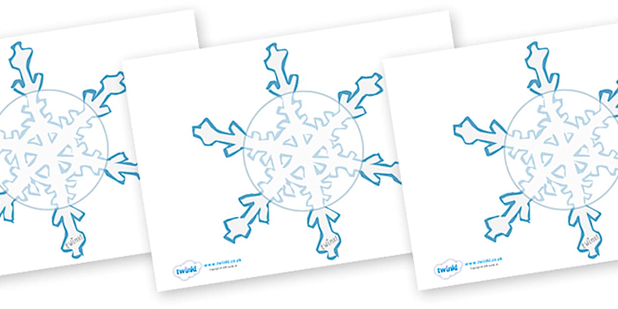 Snowflakes Editable (teacher made) - Twinkl