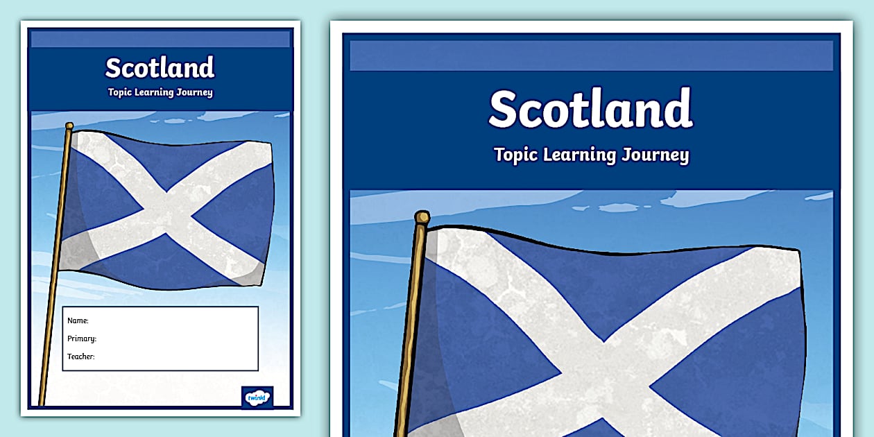 Scotland Topic Book Cover (teacher made) - Twinkl