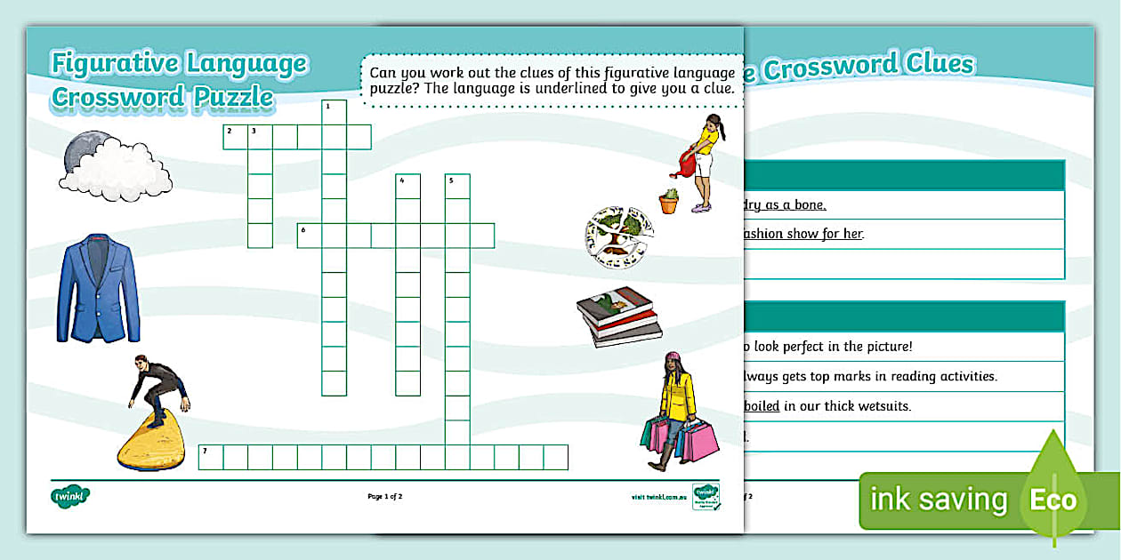 Figurative Language Puzzle (Lehrer gemacht) - Twinkl