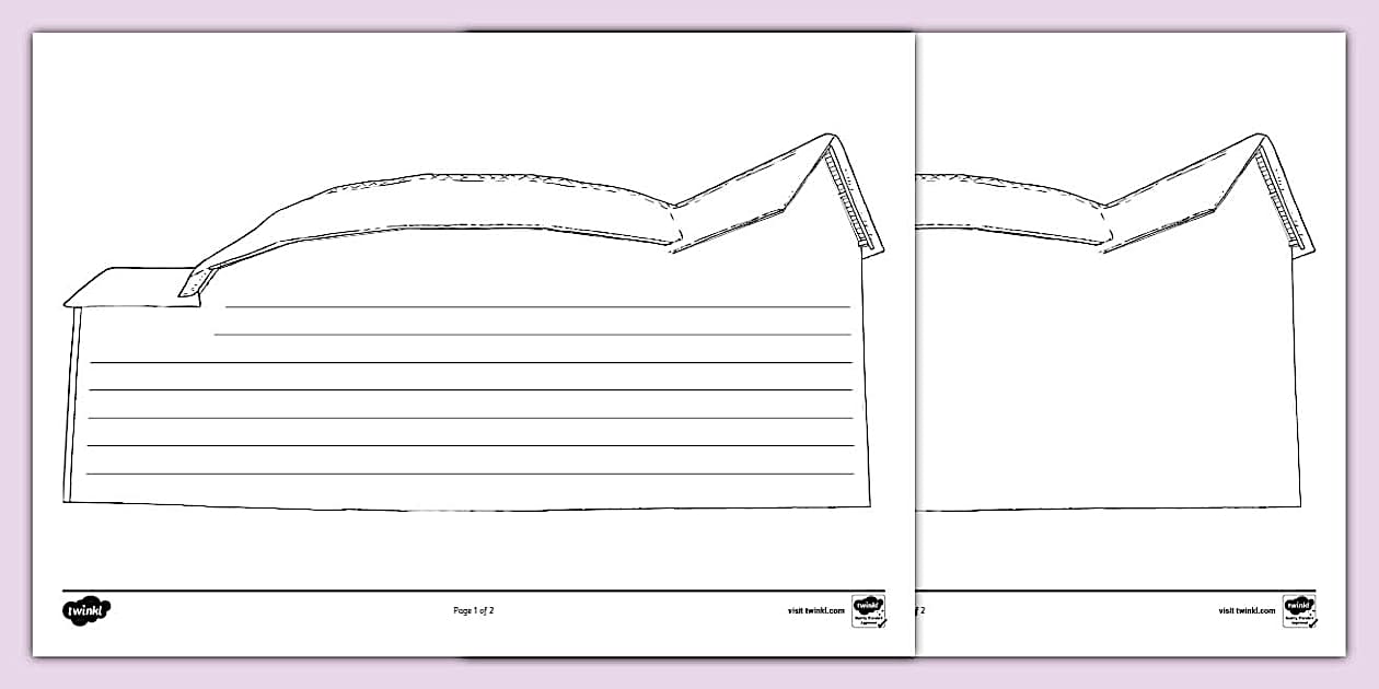 Globe Theatre Writing Template (teacher made) - Twinkl