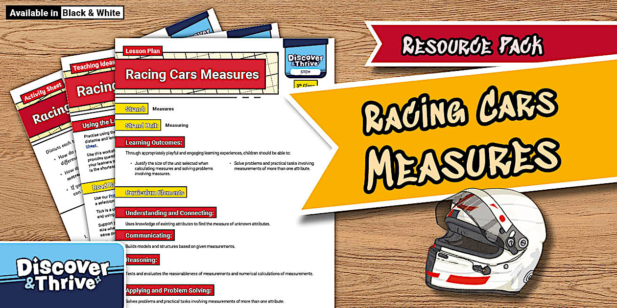Racing Cars Measures Resource Pack (teacher made) - Twinkl
