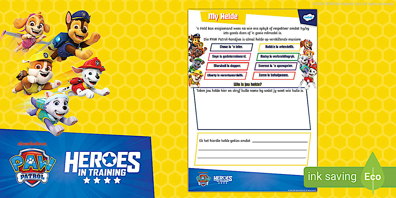 PAW Patrol My Helde (teacher made) - Twinkl