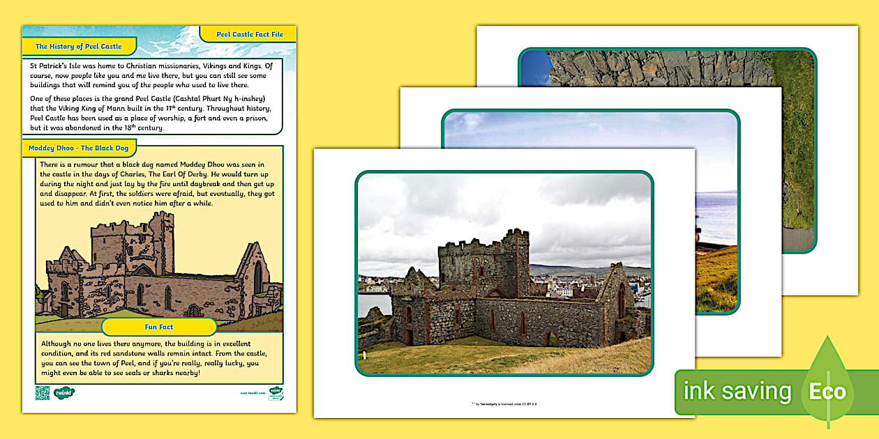 Peel Castle Photo Pack and Fact File (teacher made) - Twinkl