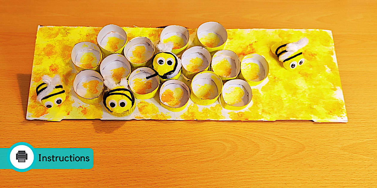 Buzzing Bees And Their Hive | Twinkl Beehive Craft - Twinkl