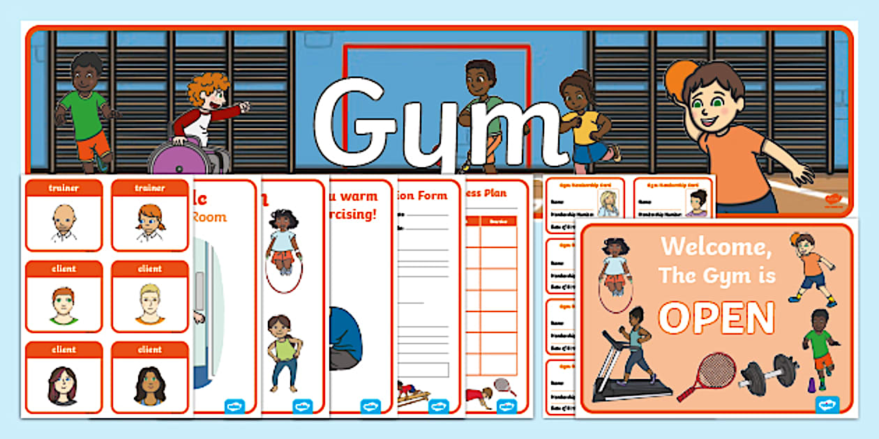 Gym Role Play Pack (teacher made) - Twinkl