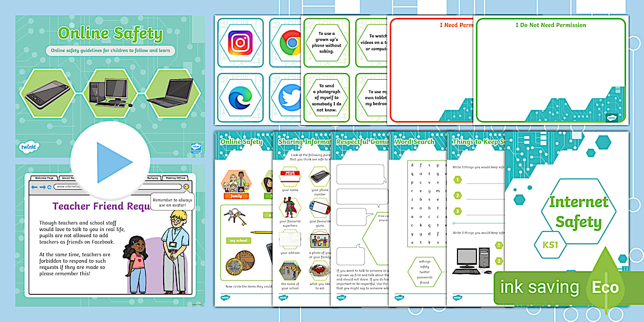 KS1 Internet Safety Pack - Twinkl