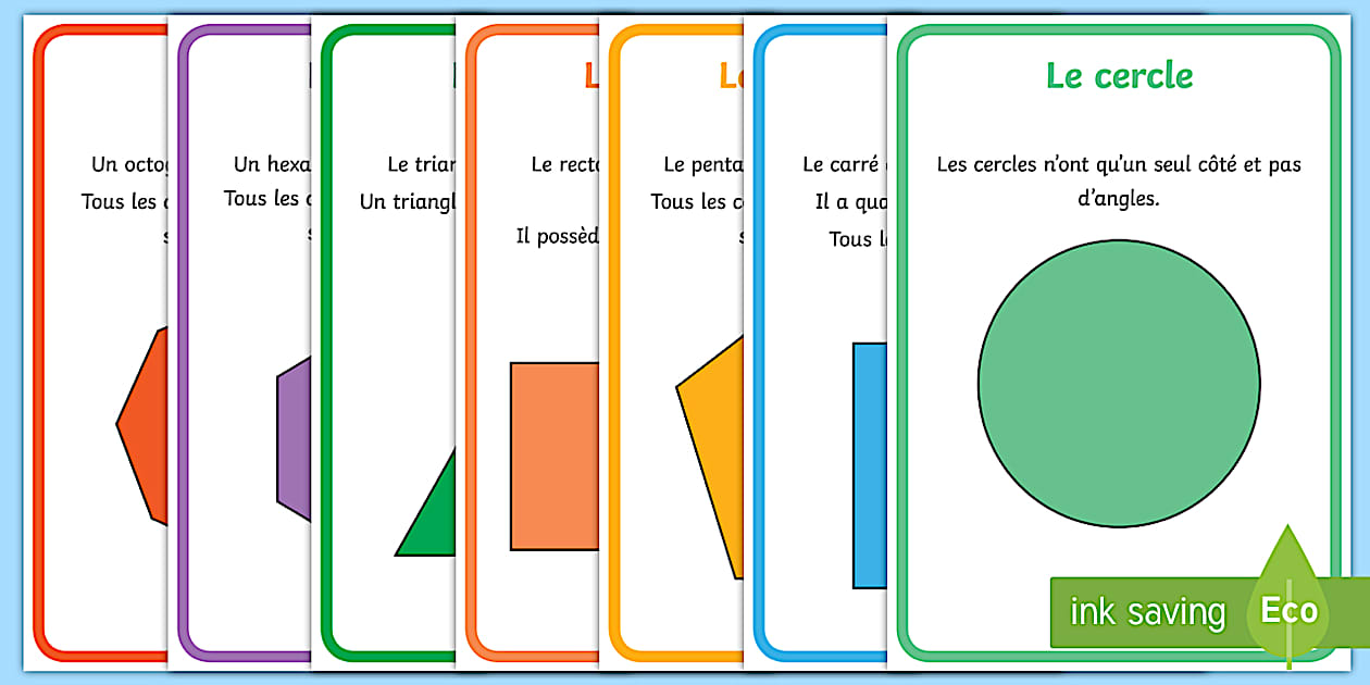 Posters d'information : Les formes géométriques - Twinkl