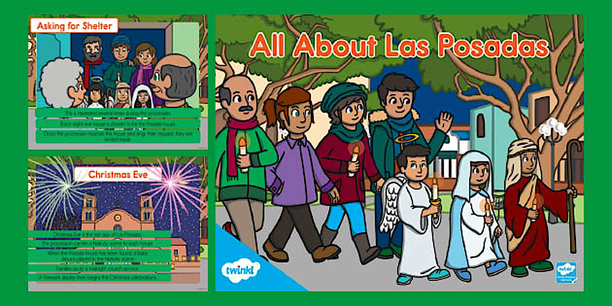 All About Las Posadas PowerPoint for K-2nd Grade - Twinkl