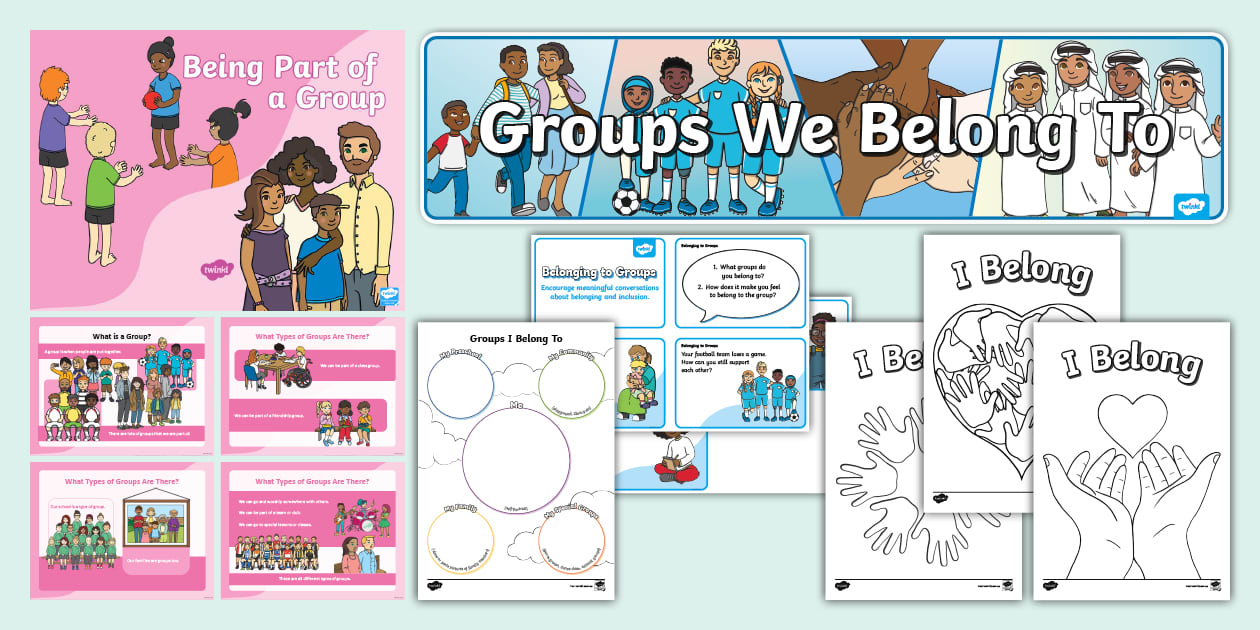 Groups We Belong To Resource Pack (teacher made) - Twinkl