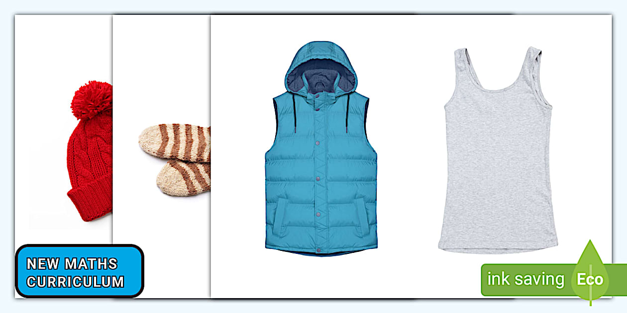 The Clothes Shop Cut Outs | Maths Resources | Twinkl