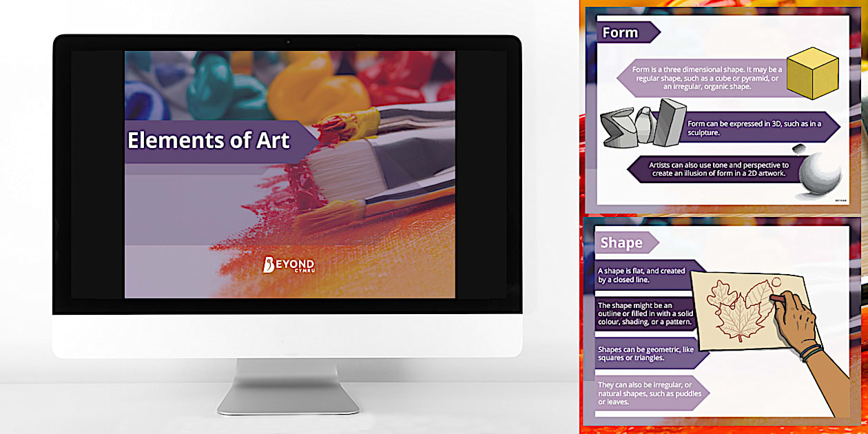Beyond Cymru: Elements of Art Powerpoint (teacher made)
