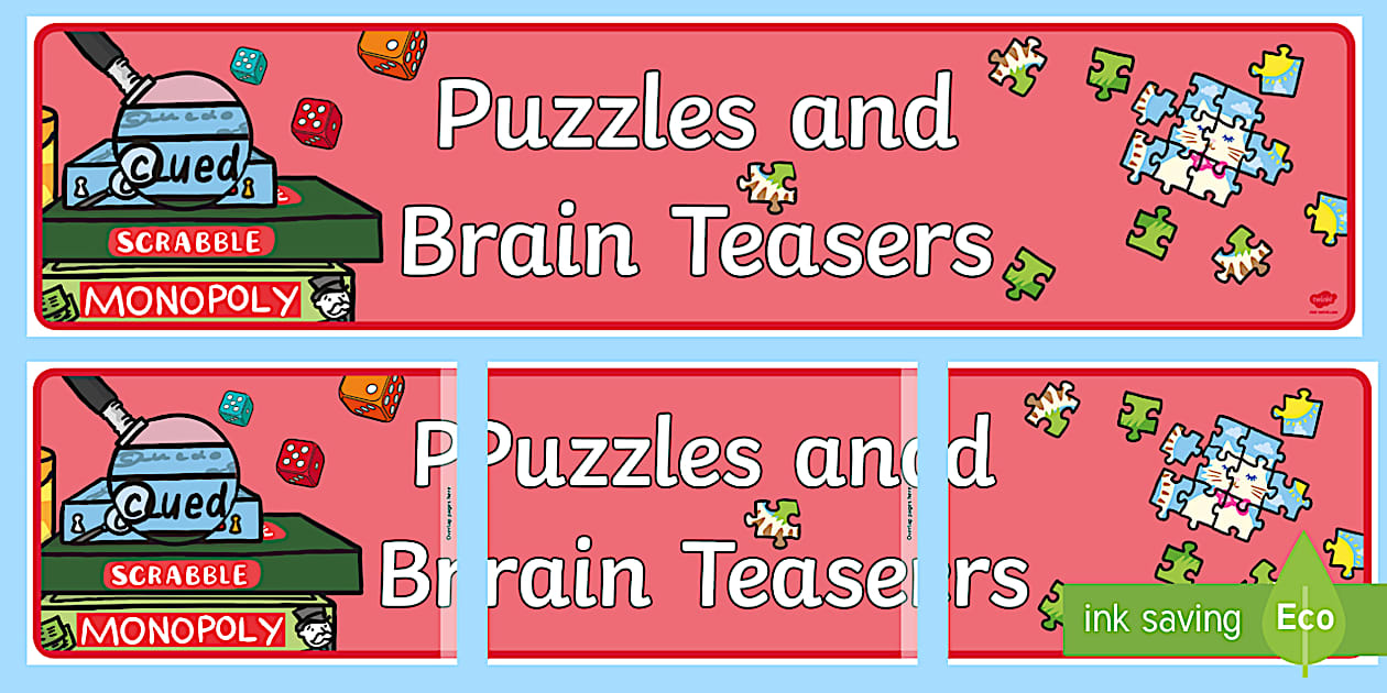 puzzle, jigsaw, maths, problem solving, brain teaser, banner, display ...