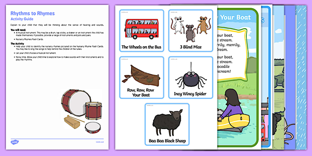 Rhythms to Rhymes Busy Bag Resource Pack for Parents