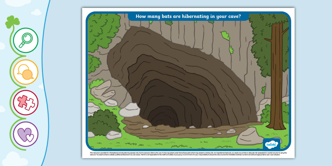 Bat Cave Modelling Dough Mat (Teacher-Made) - Twinkl