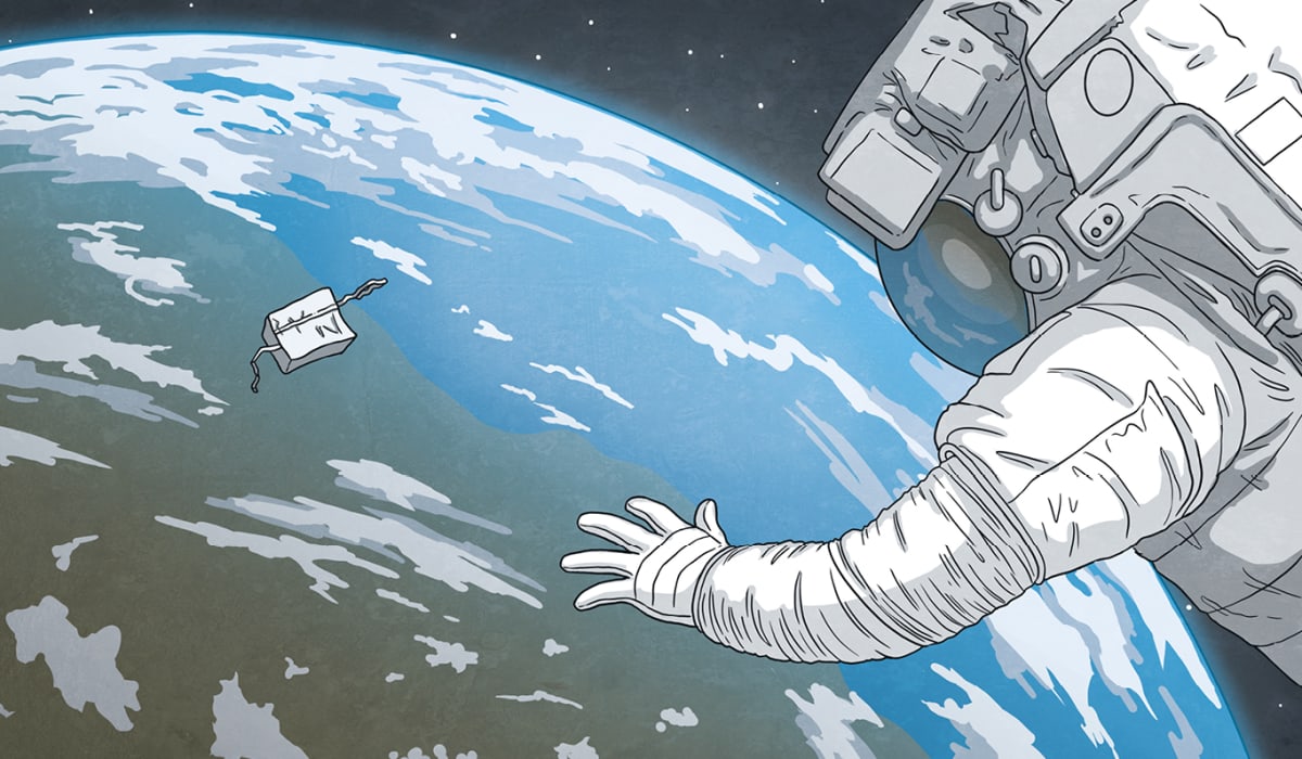 Dropped in Space: Tool Bag Enters Earth Orbit - Twinkl NewsRoom