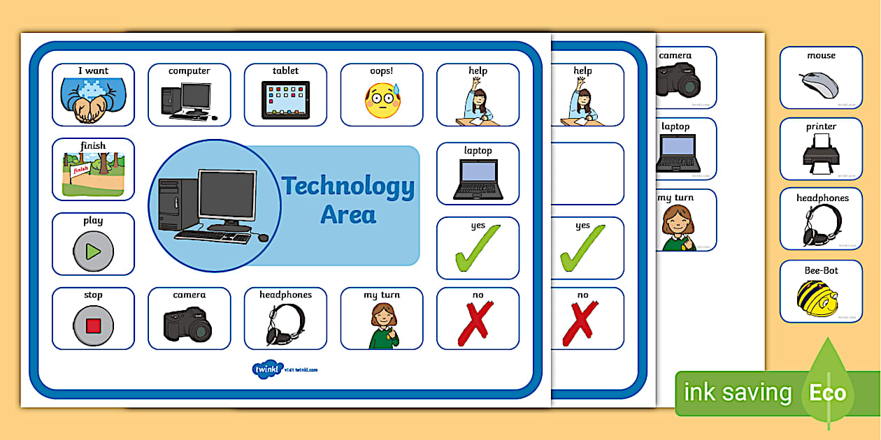 👉 EYFS Technology Area Communication Mat (teacher made)