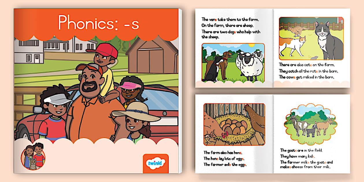 Grade 1 Phonics eBook:-s