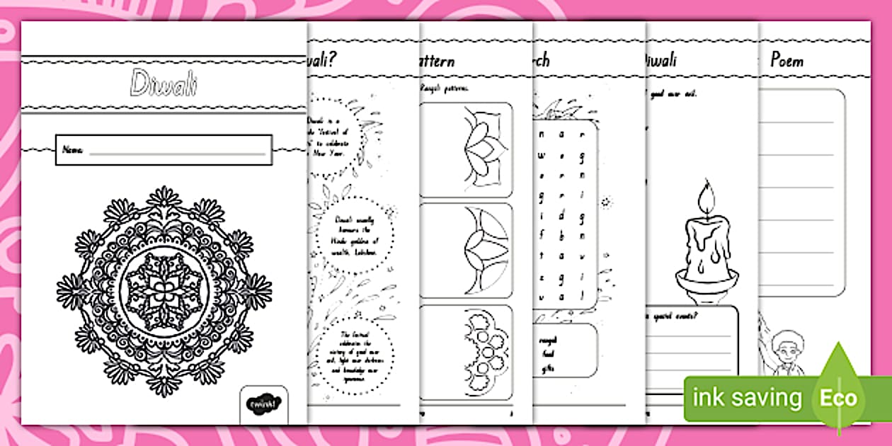 Diwali Activity Booklet (teacher made) - Twinkl