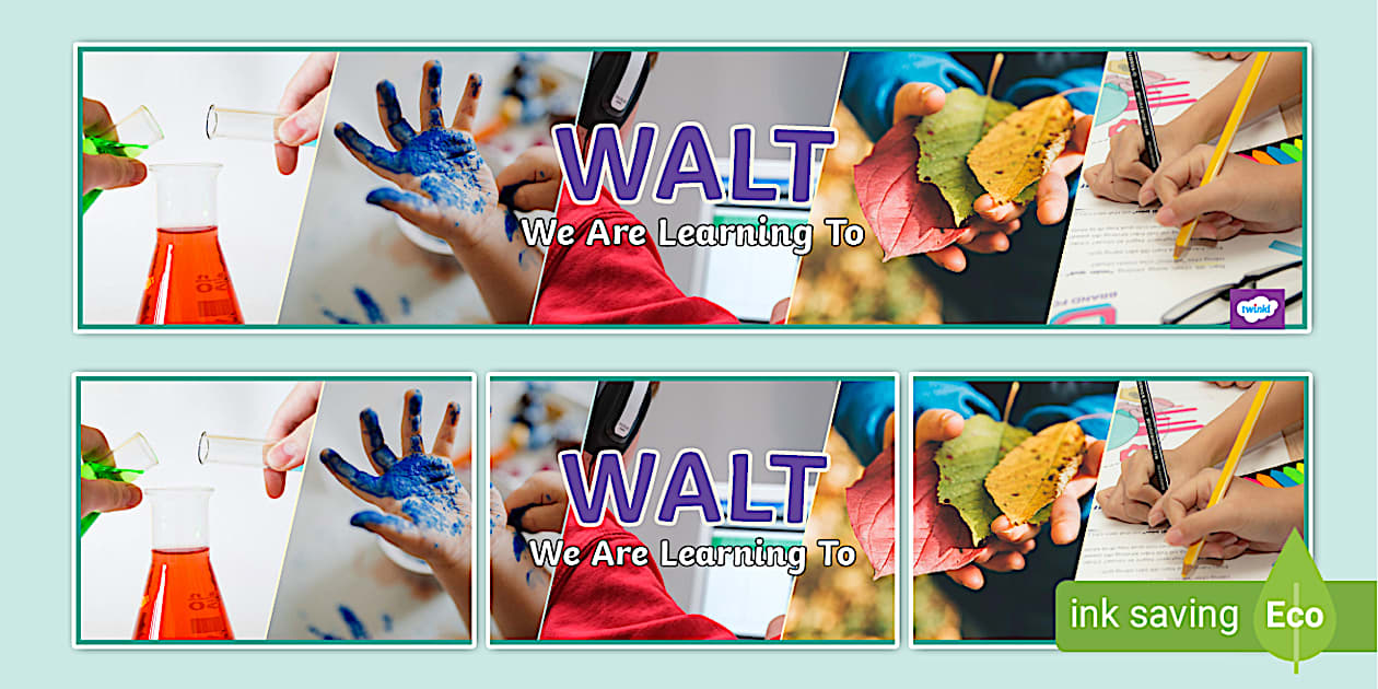 WALT Photo Display Banner (Teacher-Made) - Twinkl