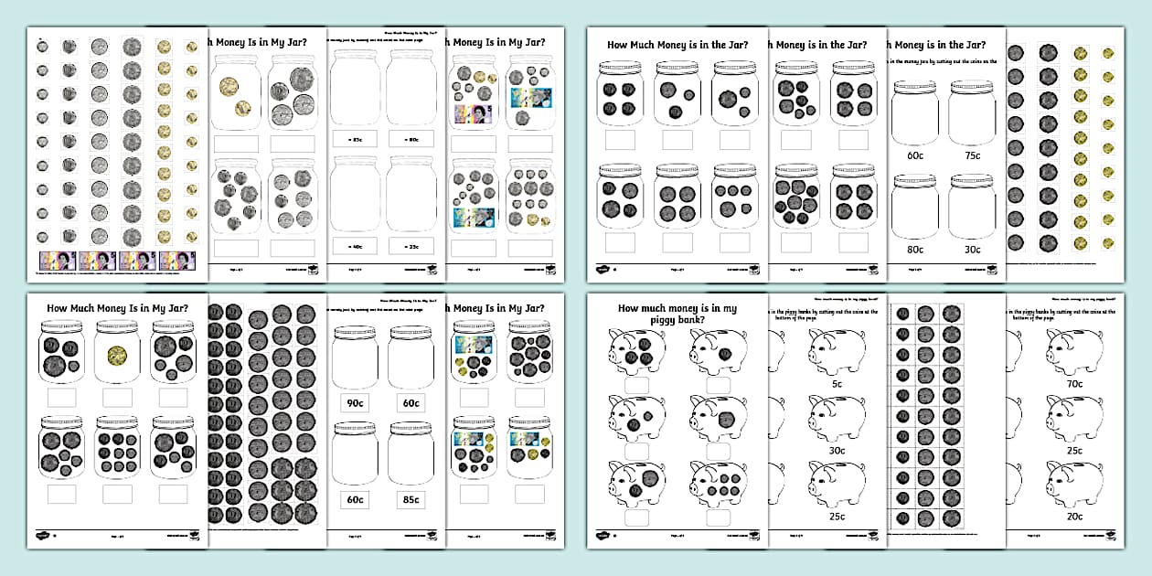 How Much Money In My Jar? Australian Resource Pack - Twinkl