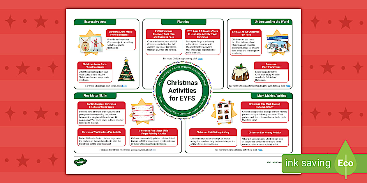 EYFS Christmas Activities | Twinkl (teacher made) - Twinkl