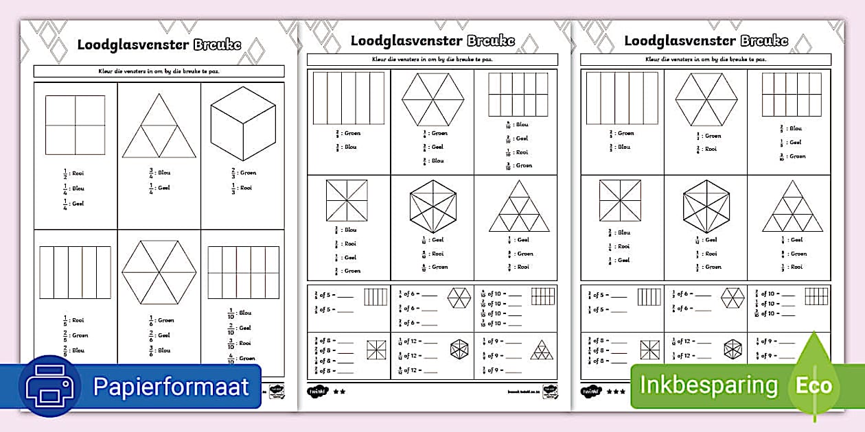 Loodglasvenster Breuke - Aktiwiteit (teacher made) - Twinkl