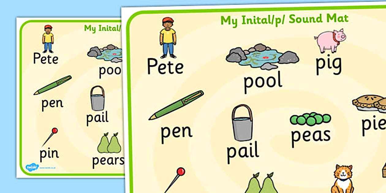 Phonics ‘p’ Sound Mat | Twinkl Learning Resources