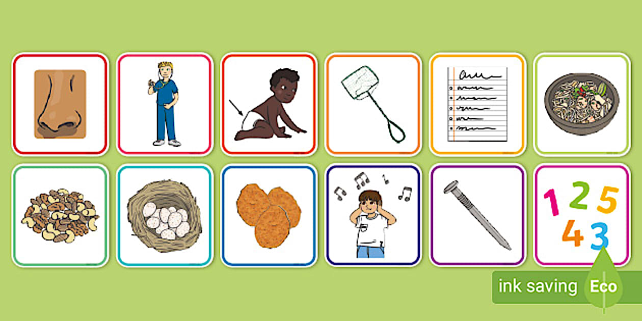 Initial Sound Alliteration Picture Cards: Letter n - Twinkl