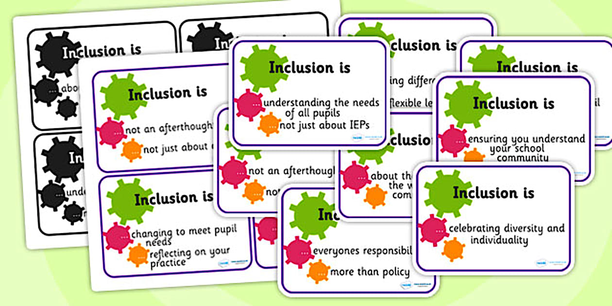 Inclusion Discussion Prompt Cards (Teacher-Made) - Twinkl