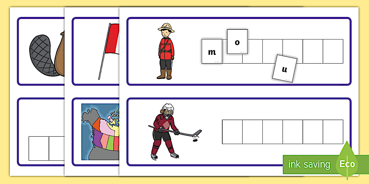 Canadian Symbols Worksheet | Twinkl (teacher made) - Twinkl