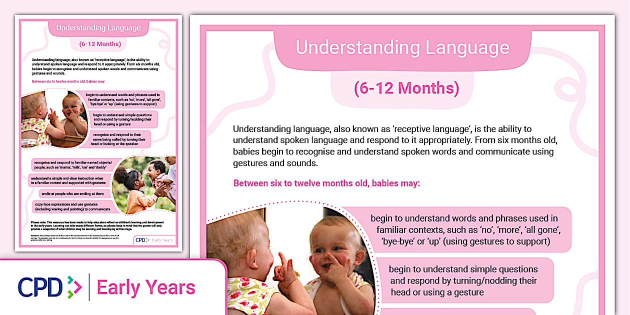 Understanding Language (6-12 Months) | Communication | CPD