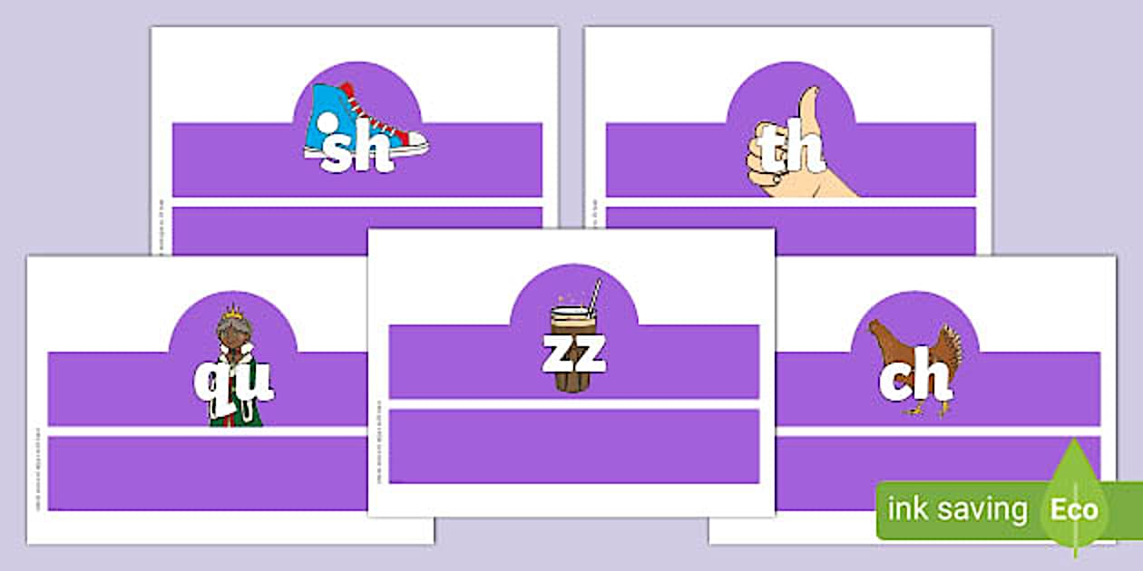 Phase 3 - Phonics Headbands - Graphemes & Mnemonics - EYFS