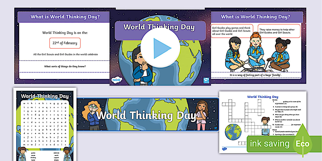 KS1 World Thinking Day 2023 Activity Pack - Twinkl