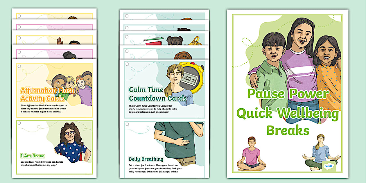 Pause Power Quick Wellbeing Breaks Pack (Teacher-Made)
