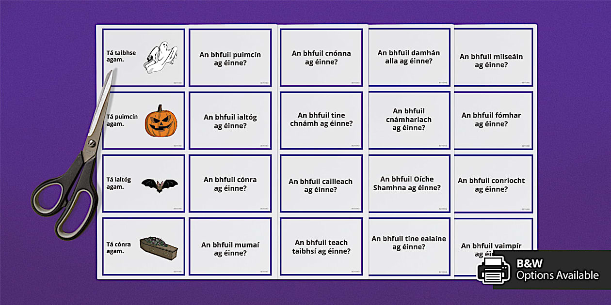 Oíche Shamhna - Cártaí Lúibe | Junior Cycle | Junior Cert