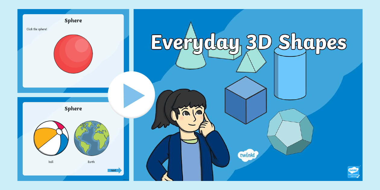 Everyday 3D Shapes PowerPoint - Twinkl - KS1 - Twinkl