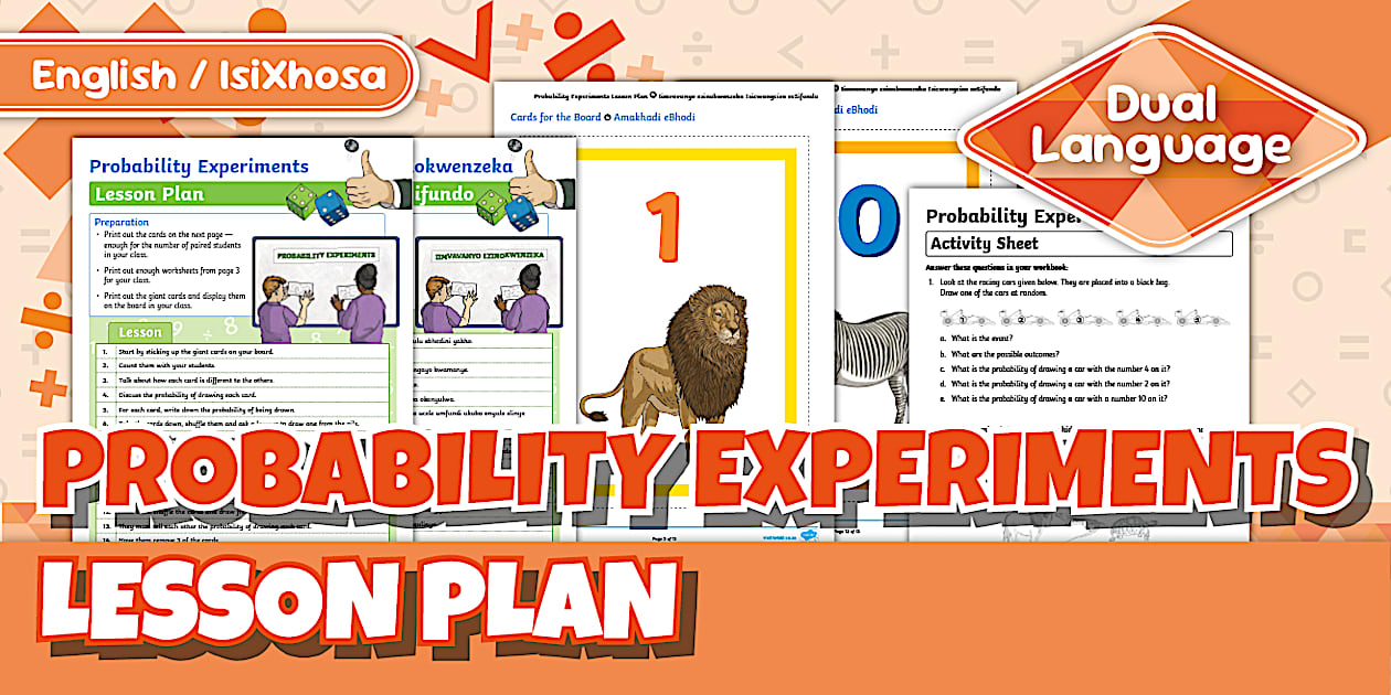 Grade 7 Maths - Term 4 - Probability Experiments – Lesson Plan