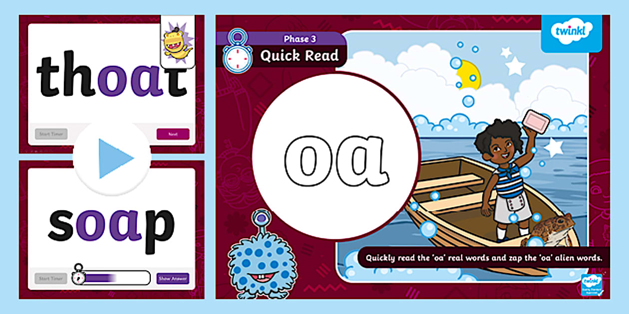 Phase 3 Quick Read oa PowerPoint (teacher made) - Twinkl