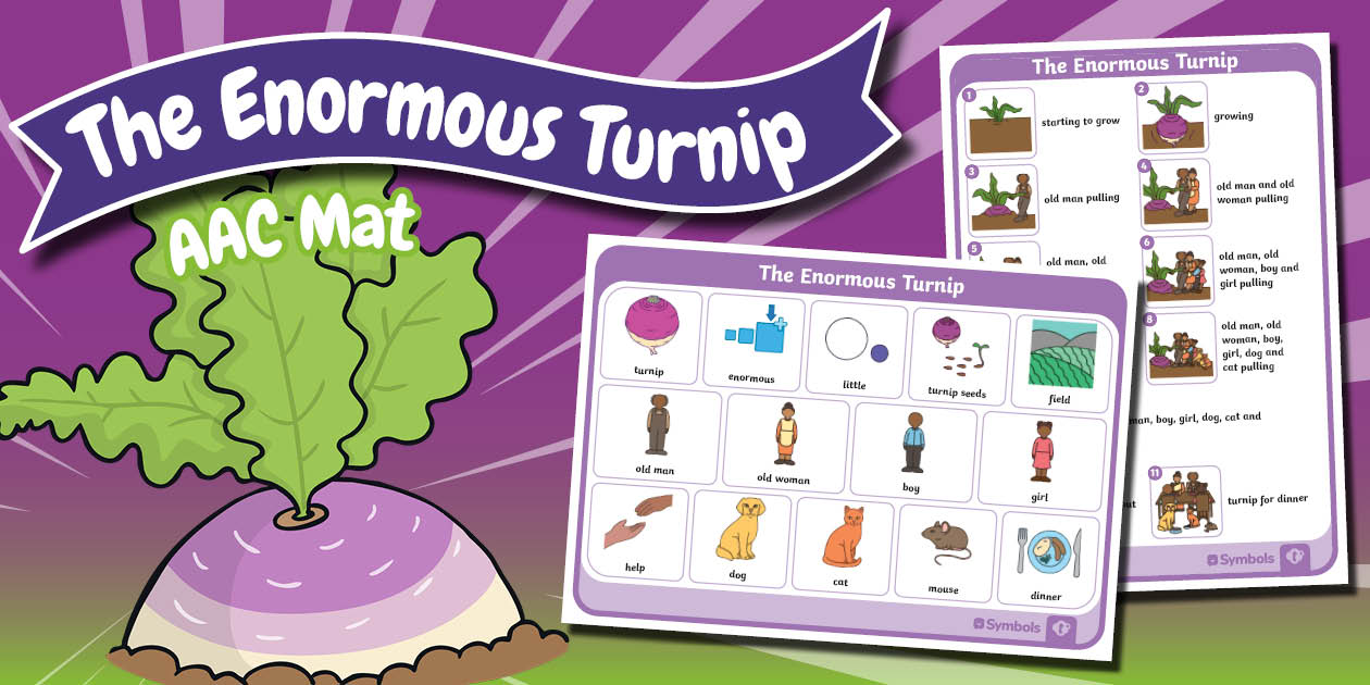 Twinkl Symbols: The Enormous Turnip AAC Mat