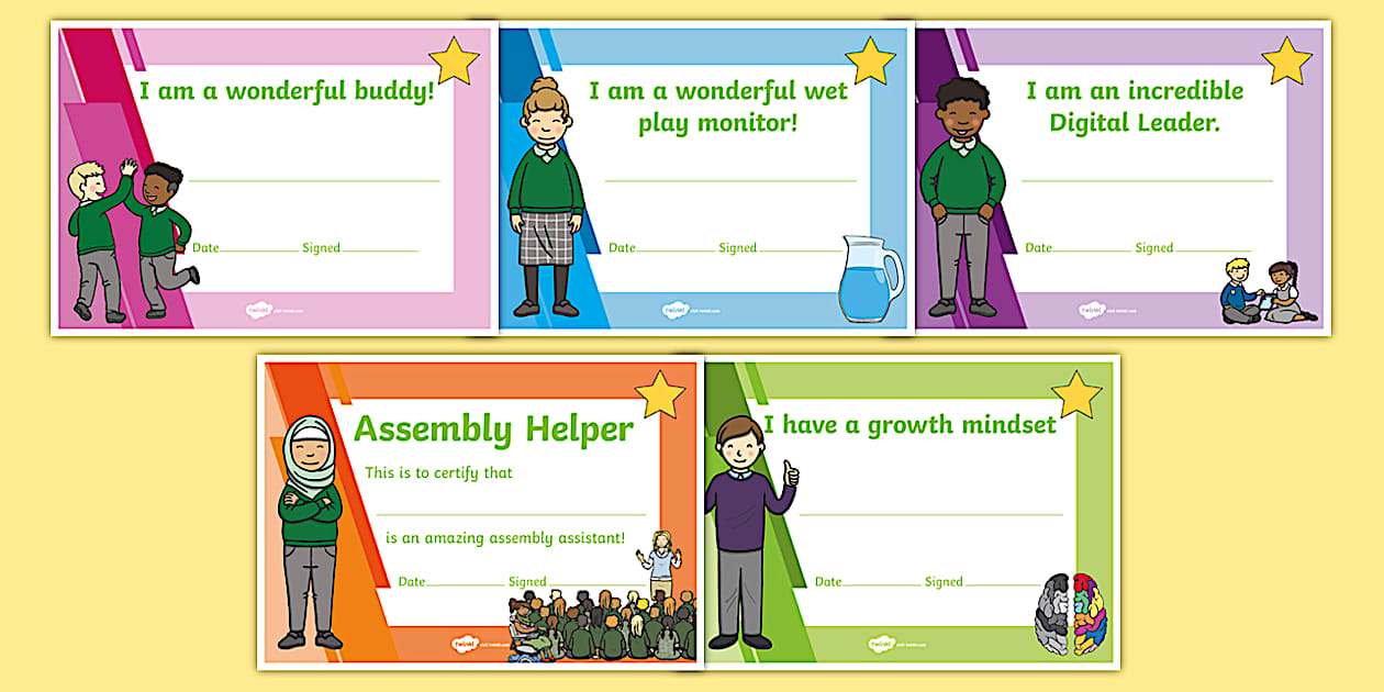 Variety of Whole School Certificates (teacher made) - Twinkl